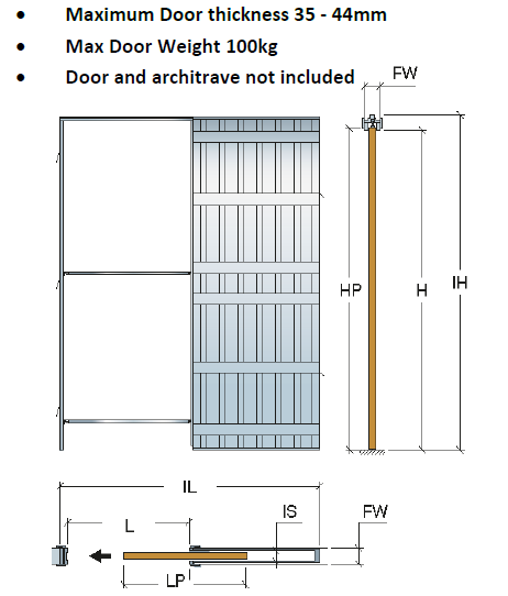 Scrigno Single Pocket Door System | Scrigno | Todd Doors