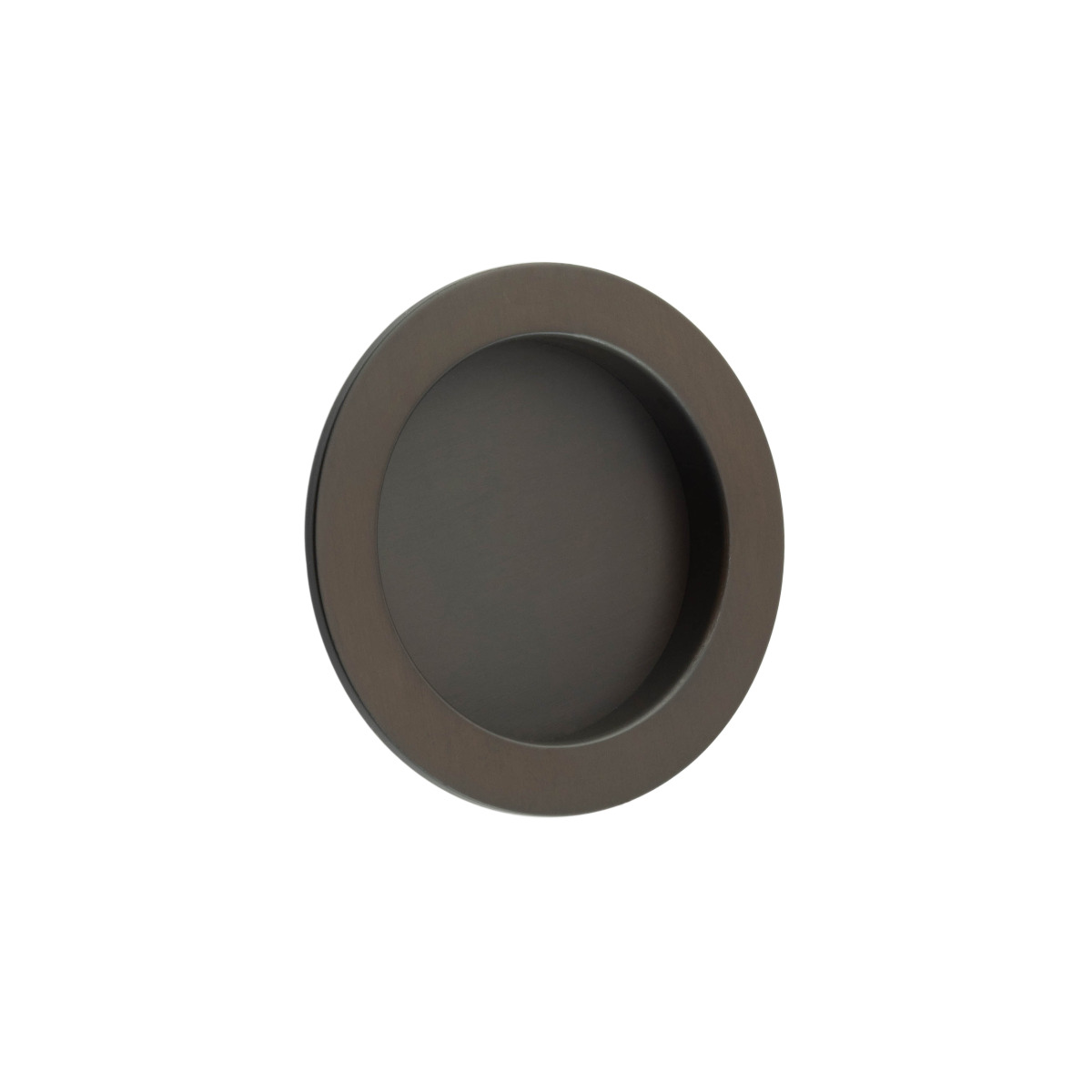 Burlington Sliding Door Round Flush Pull - Dark Bronze| Door Furniture ...