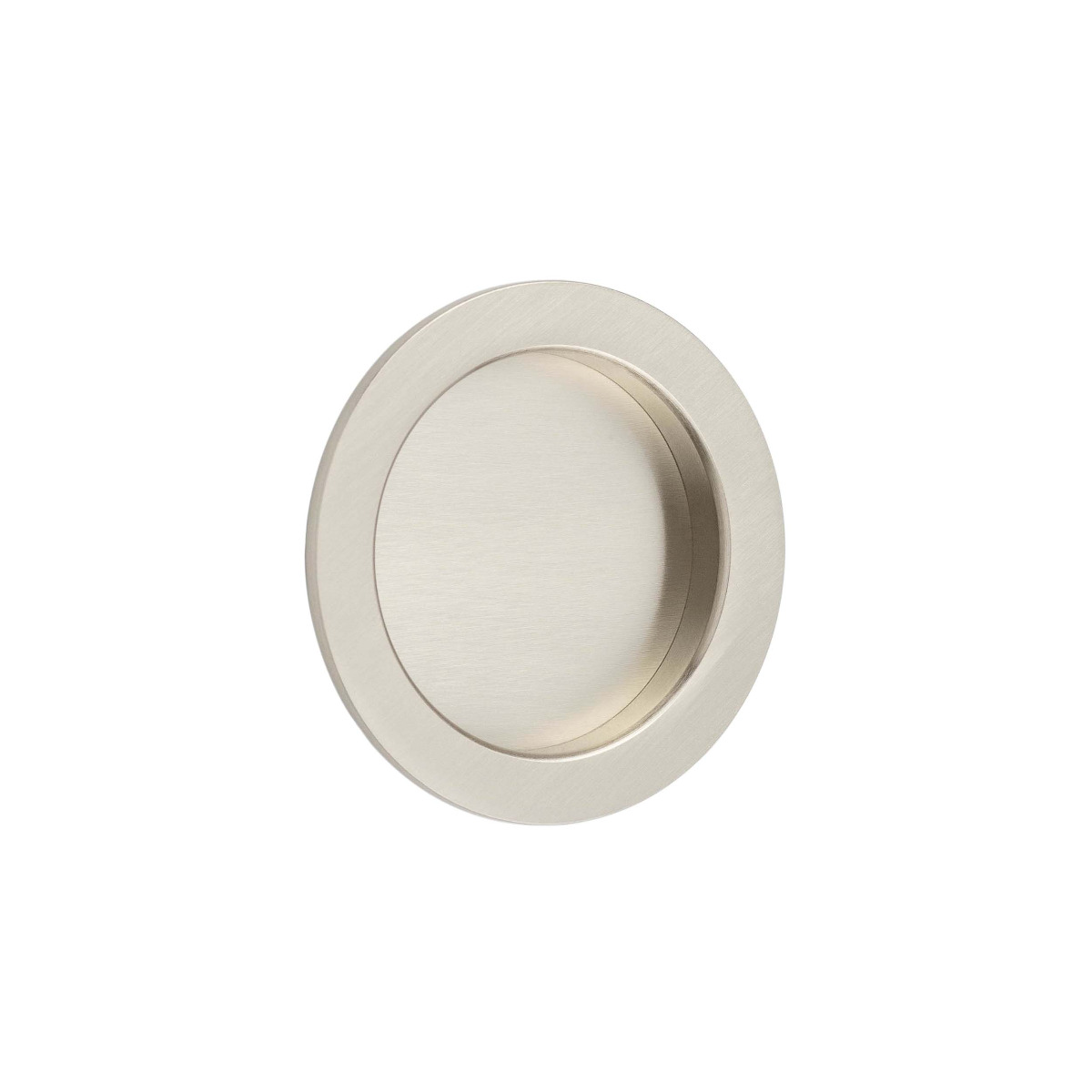 Burlington Sliding Door Round Flush Pull - Satin Nickel| Door Furniture ...