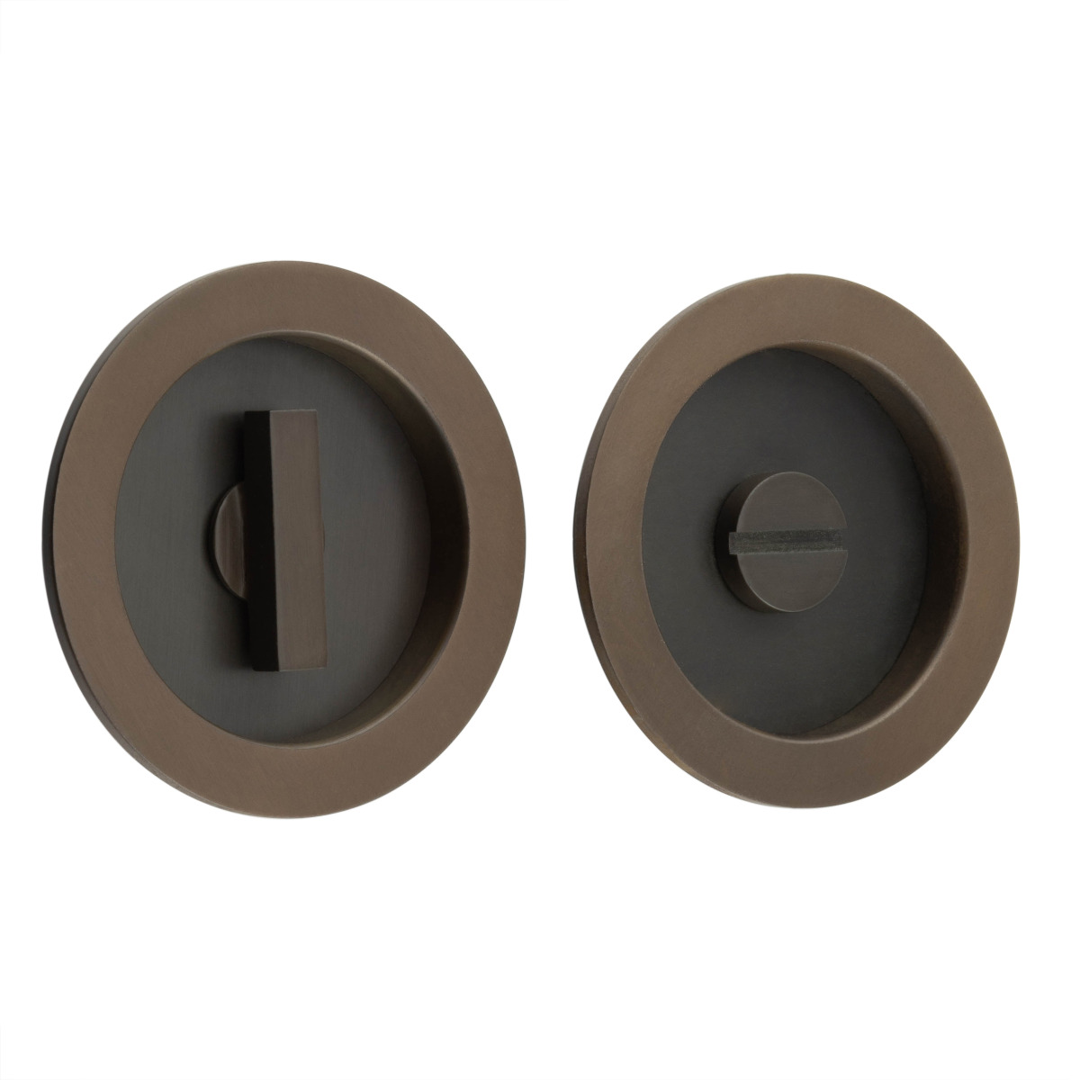 Burlington Sliding Door Round Bathroom Turn - Dark Bronze| Door ...