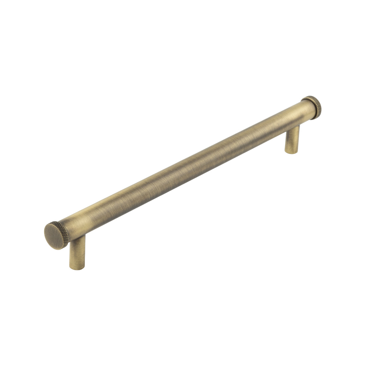 Wenlock Diamond Knurled Cabinet Handle - Antique Brass | Door Furniture ...