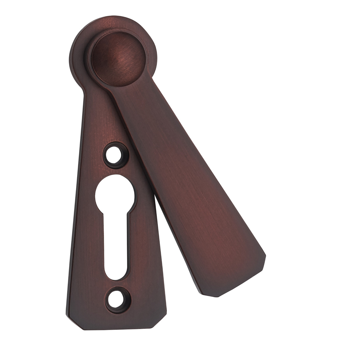 Pera Escutcheon - Forged Bronze | Door Furniture | Todd Doors