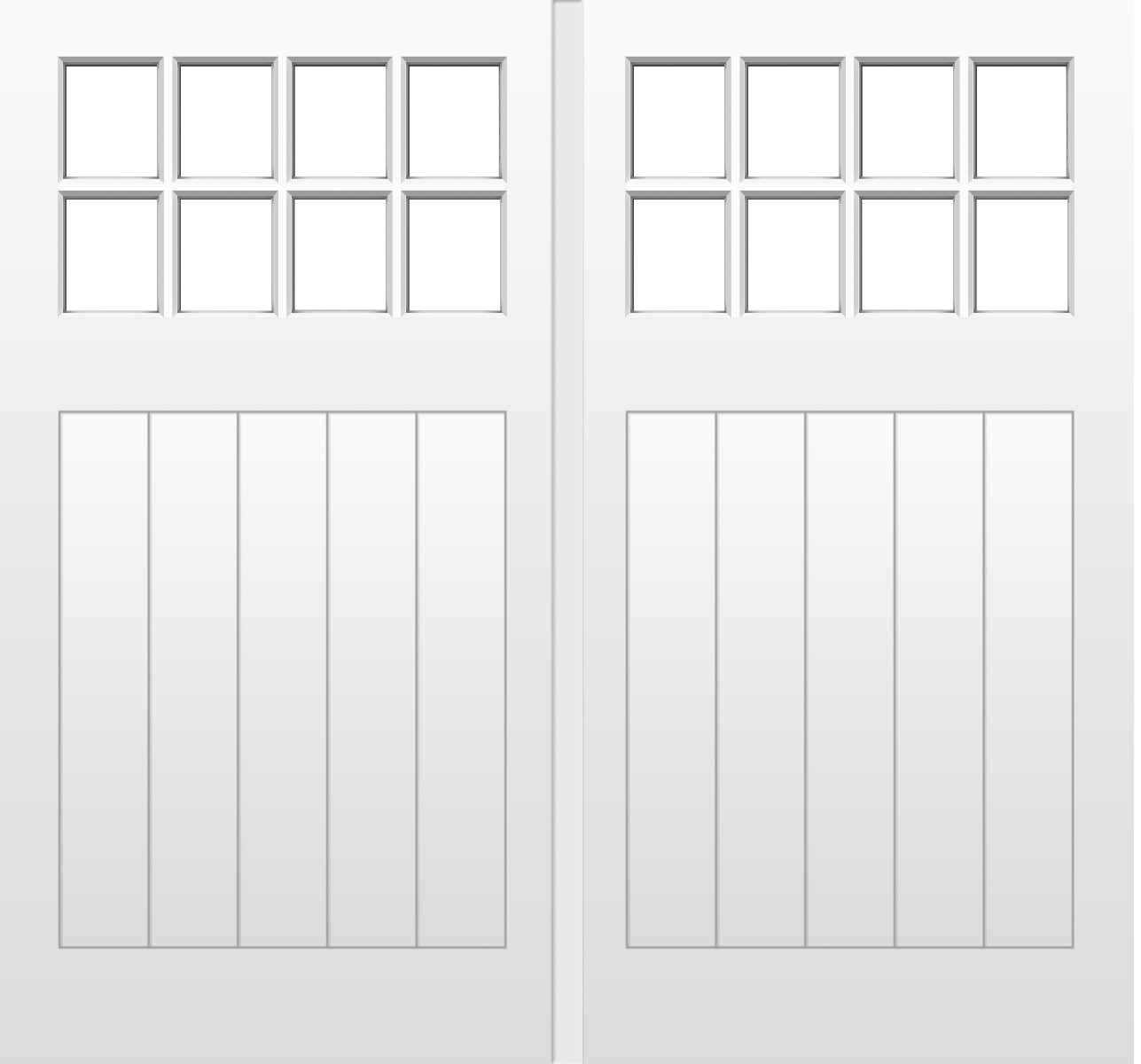 Epsom Garage Door Pair | External Doors | Todd Doors