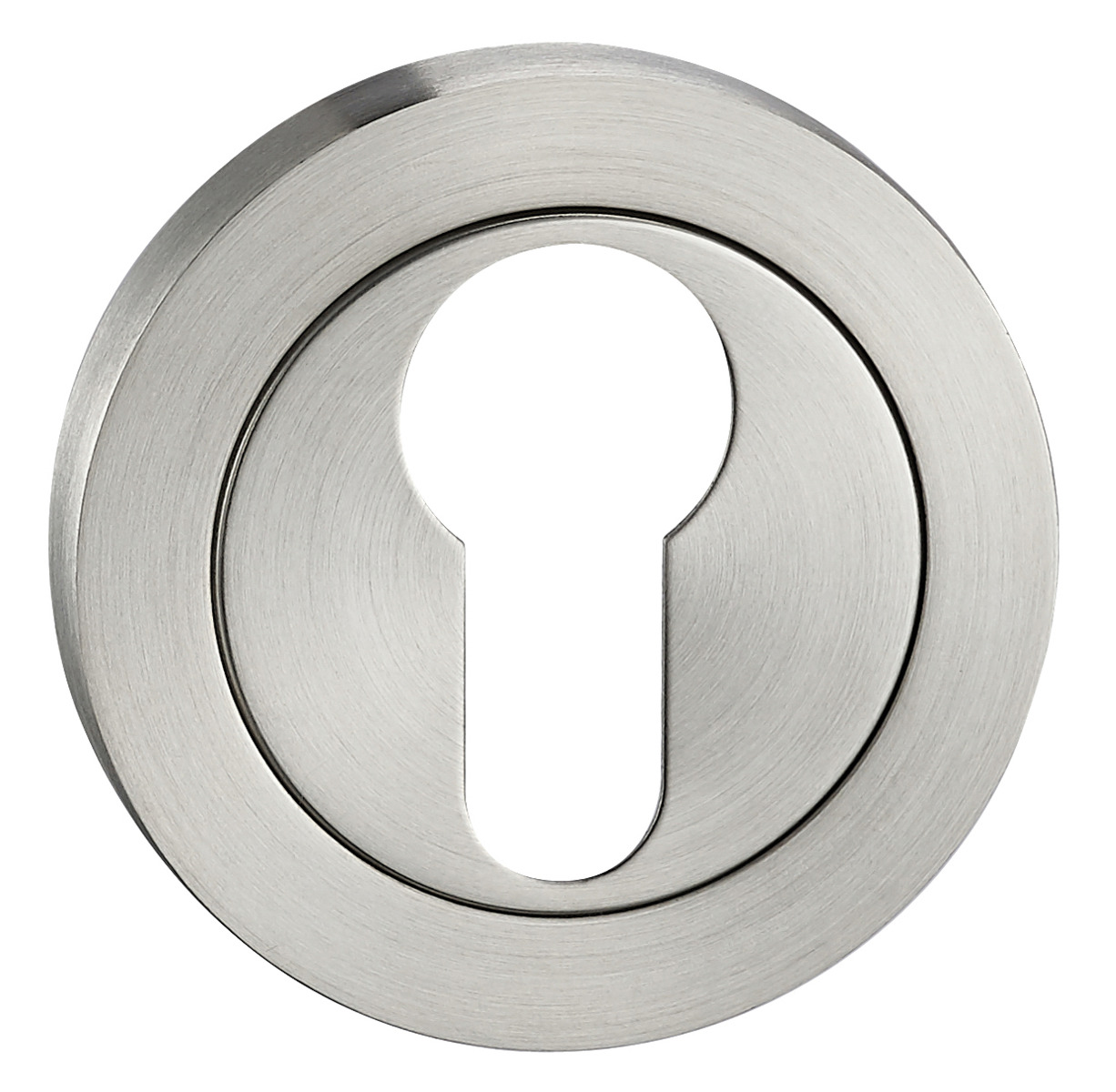 Satin Stainless Steel Euro Escutcheon | Door Furniture | Todd Doors