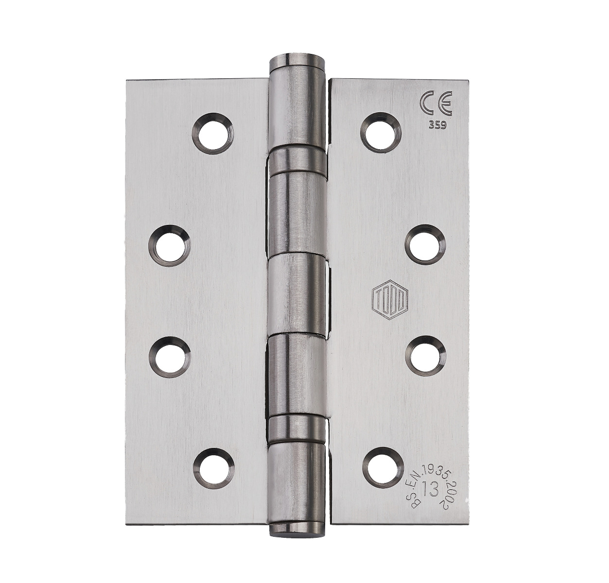 4" (102mm) Satin Stainless Steel Hinges -Pack Of 3 | Door Furniture ...